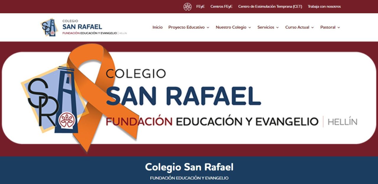 ESTRENAMOS PÁGINA WEB!! | Colegio San Rafael